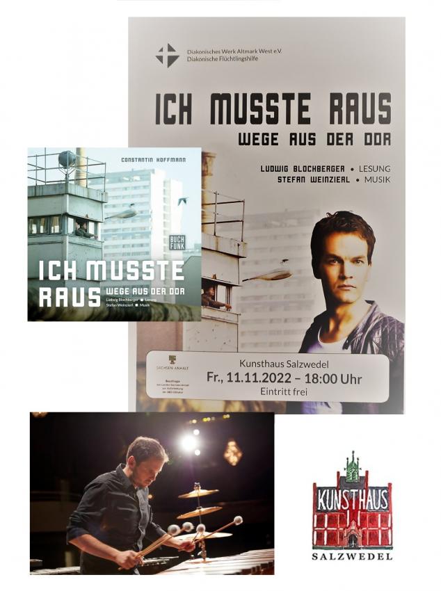 ICH MUSSTE RAUS, Wege aus der DDR - Lesung Ludwig Blochberger - Musik ...